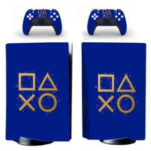 vanknight ps5 standard disc console controllers game icons skin sticker decals ps5 5 console and controllers