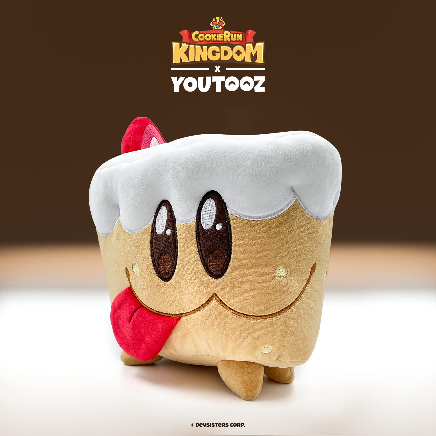 YouTooz Cake Hound Plush 1ft, Soft and Adorable Stuffed Cake Hound Plush from Cookie Run Kingdom Video Game Plush Collection