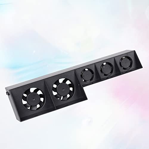 SOLUSTRE Coolers 3pcs Console for Control Cooler Fan Temperature Cooling Black Turbo Fan