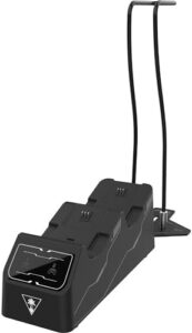 turtle beach fuel dual controller charging station & headset stand for xbox series x|s & xbox one wireless controllers â€“ 22+ hour battery packs, quick charge, and compact design - black