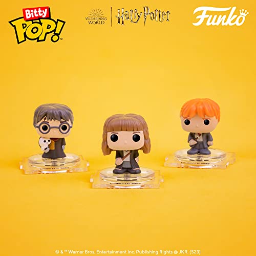 Funko Bitty Pop! Harry Potter Mini Collectible Toys 4-Pack - Hermione Granger, Rubeus Hagrid, Ron Weasley & Mystery Chase Figure (Styles May Vary)