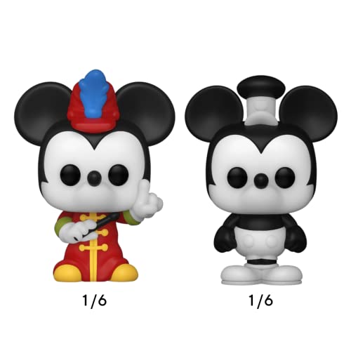 Funko Bitty Pop! Disney Mini Collectible Toys 4-Pack - Goofy, Chip, Minnie Mouse & Mystery Chase Figure (Styles May Vary)