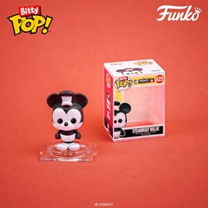 Funko Bitty Pop! Disney Mini Collectible Toys 4-Pack - Mickey Mouse, Minnie Mouse, Pluto & Mystery Chase Figure (Styles May Vary)