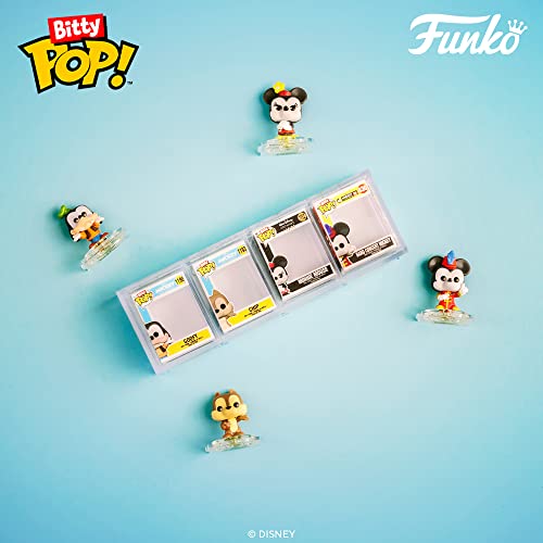 Funko Bitty Pop! Disney Mini Collectible Toys 4-Pack - Goofy, Chip, Minnie Mouse & Mystery Chase Figure (Styles May Vary)