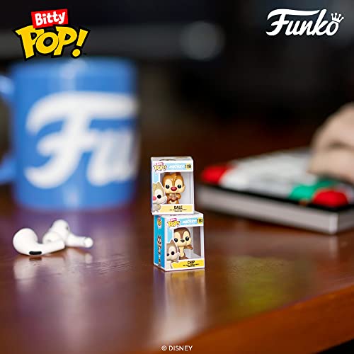 Funko Bitty Pop! Disney Mini Collectible Toys 4-Pack - Goofy, Chip, Minnie Mouse & Mystery Chase Figure (Styles May Vary)