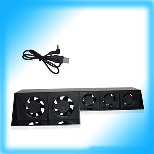 SOLUSTRE Coolers 3pcs Console for Control Cooler Fan Temperature Cooling Black Turbo Fan