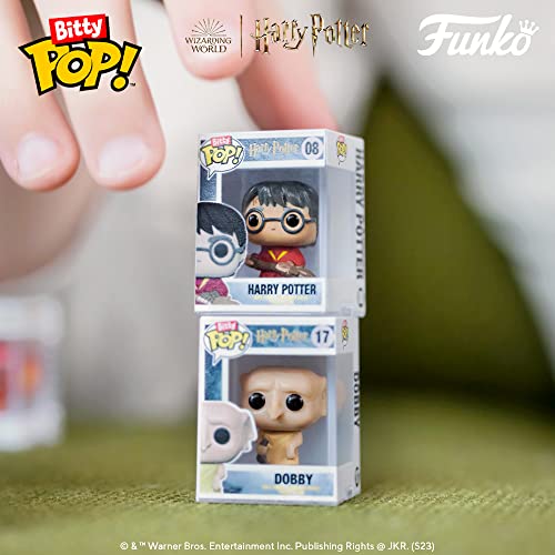 Funko Bitty Pop! Harry Potter Mini Collectible Toys 4-Pack - Harry Potter, Draco Malfoy, Dobby & Mystery Chase Figure (Styles May Vary)