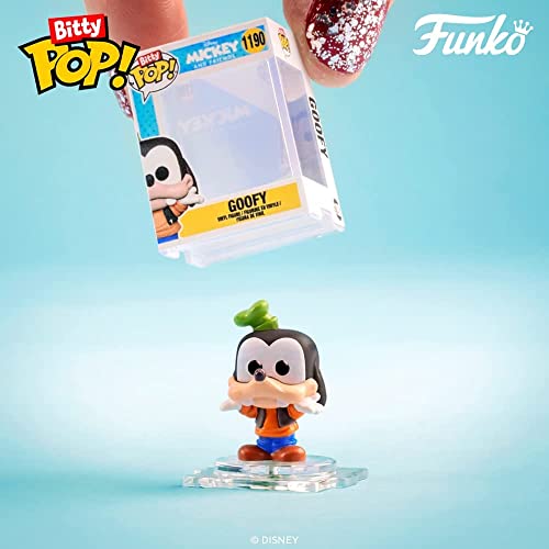 Funko Bitty Pop! Disney Mini Collectible Toys 4-Pack - Mickey Mouse, Minnie Mouse, Pluto & Mystery Chase Figure (Styles May Vary)