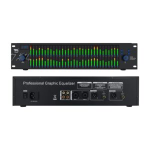 tkl t2531 professional graphic equalizer audio processor two 31-band spectrum display 2u audio digital equalizador professional sound system professional equalizers for ktv stage performance