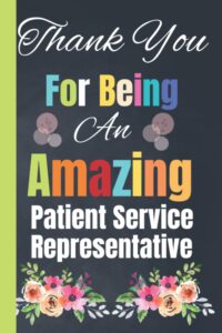 patient service representative gift: perfect thank you appreciation present for women friends, family or coworkers