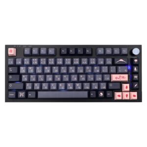 jsjt night cherry keycaps 148 keys japanese keycaps pbt dye sublimation keycap set cherry profile keycaps for cherry mx switches g610 k70 mechanical gaming keyboard