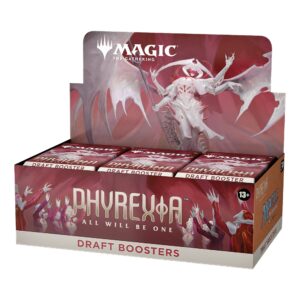 magic: the gathering phyrexia: all will be one draft booster box | 36 packs (540 magic cards)