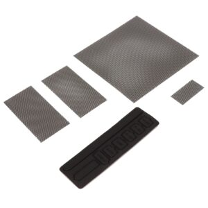 dust filter, replacement dust filter for xbox series x, 8 dust plugs, 4 pvc meshs set, vented dust cover mesh filter for game consoles