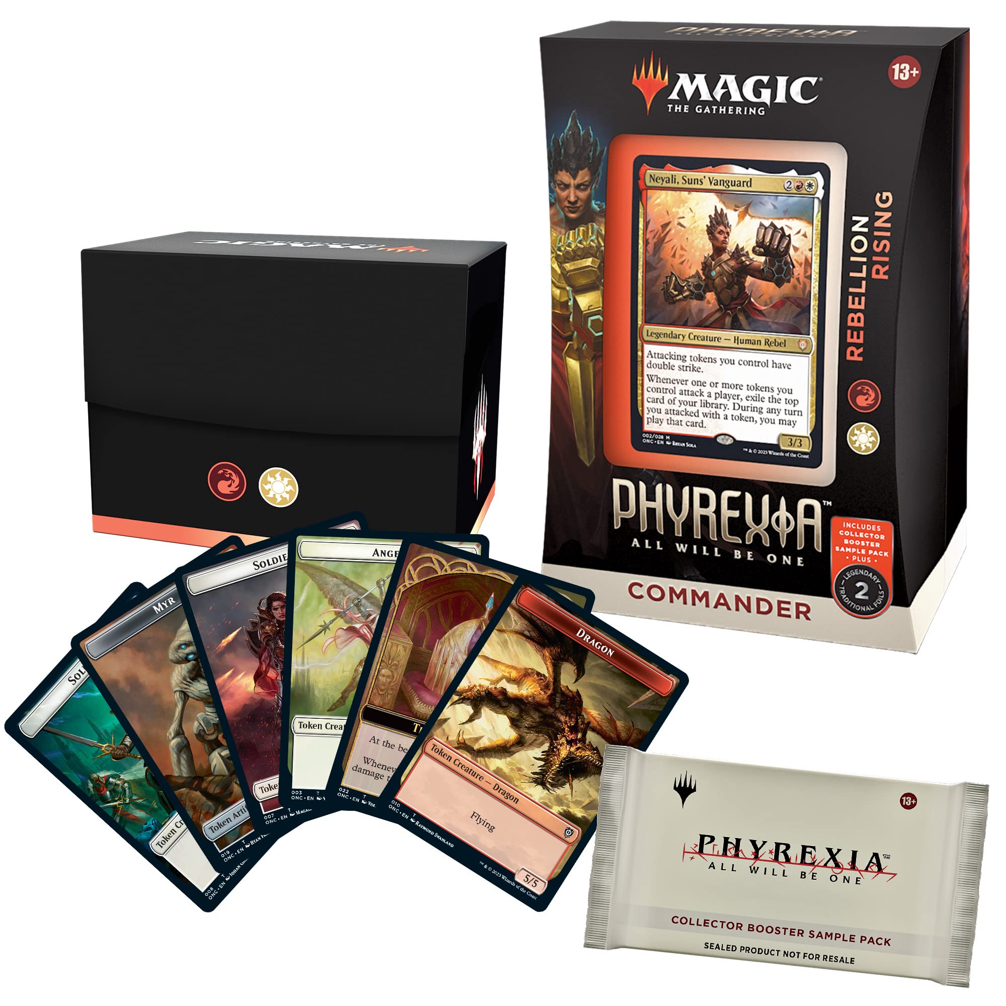 Magic: The Gathering Phyrexia: All Will Be One Commander Deck 2 + Collector Booster Sample Pack