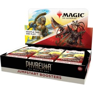 magic: the gathering phyrexia: all will be one jumpstart booster box | 18 packs (360 magic cards)