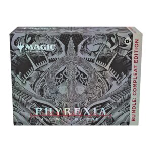 Magic: The Gathering Phyrexia: All Will Be One Bundle - 1 Compleat Edition Booster, 12 Set Boosters, Exclusive Accessories