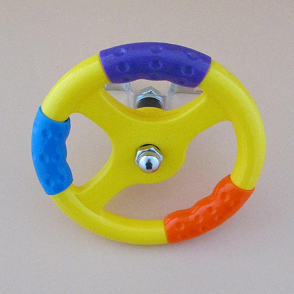 AMLESO Toy Car Steering Wheel Plastic Steering Wheel for Children Table Occupied