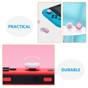 Gatuida 20pcs Plum Blossom Handle Cap Joystick Cover Thumb Stick Cap Lite Thumb Stick Cover Analog Stick Covers Joystick Grip Cap Plum Protective Cap Keycap Rocker Cover