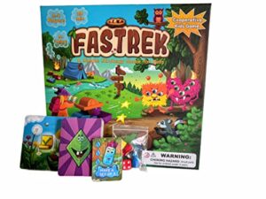 fastrek - trek to campsite | cooperative board game | 2-4 player strategy game | age: 5+