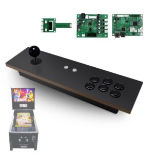 switch fighting stick for arcade1up's digital pinball - expand your arcade 1up pinball games, play your switch on the pinball, modded switch joysticks specially designed for arcade 1 up pinball