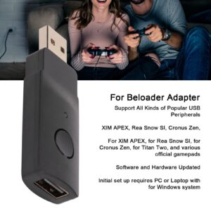 Adapter, Allows Peripherals, Built in WIFI6 Chip, Made of ABS Material Rugged, WIFI6 5 4 Compatible, Plug and Play Suitable for KBM XIM Controllers