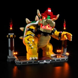 LIGHTAILING Light for 71411 The Mighty-Bowser - Led Lighting Kit Compatible with Building Blocks Model - NOT Included The Model Set