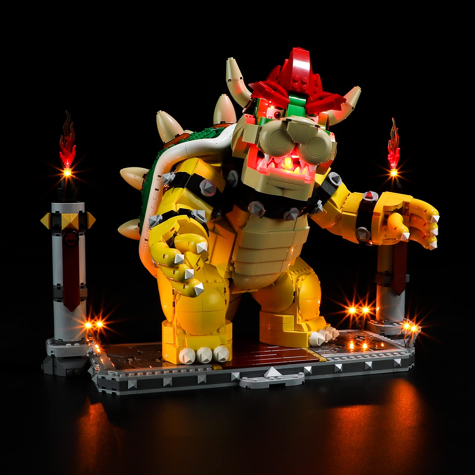 LIGHTAILING Light for 71411 The Mighty-Bowser - Led Lighting Kit Compatible with Building Blocks Model - NOT Included The Model Set