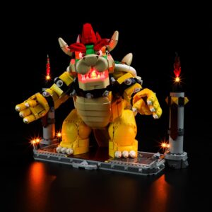 lightailing light for 71411 the mighty-bowser - led lighting kit compatible with building blocks model - not included the model set