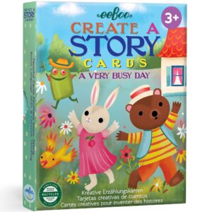 eeboo a very busy day create a story pre-literacy cards/ages 3+ (tsvbd)