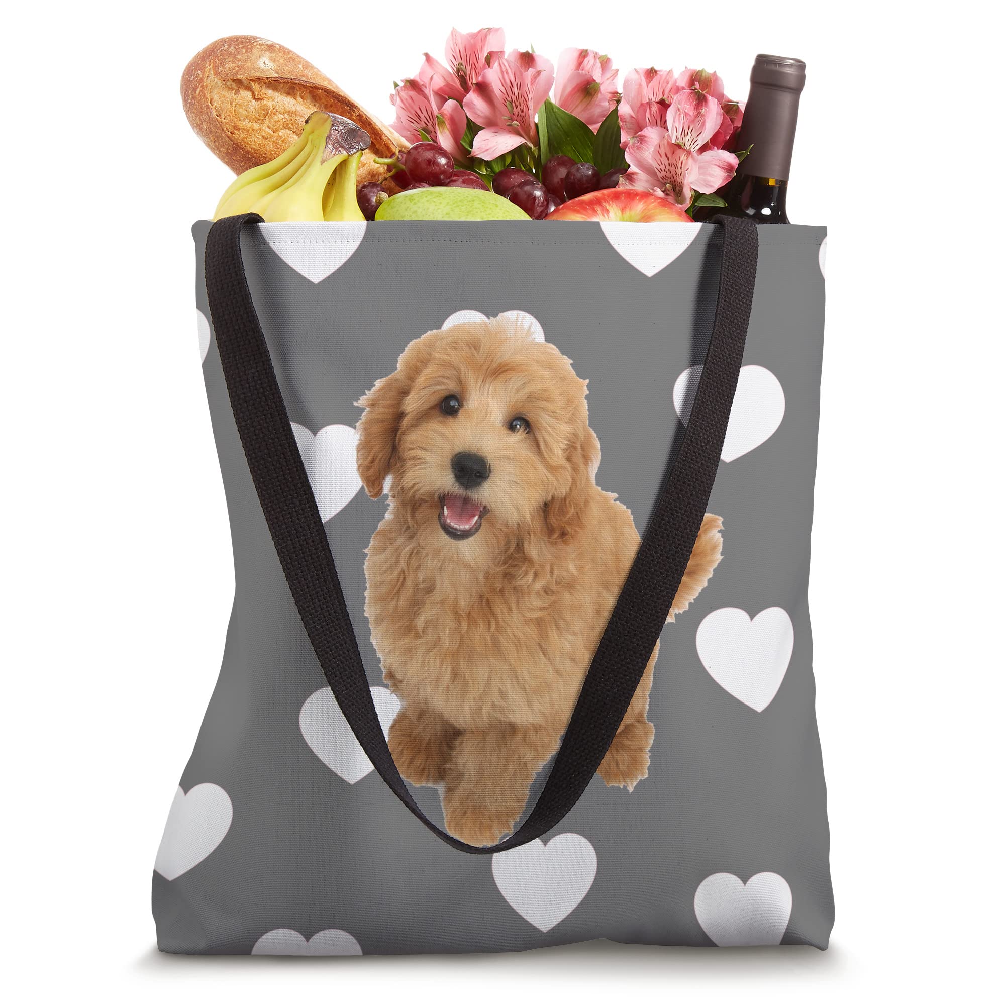 Golden Doodle Dog Theme Baby Gender Neutral Nursery Room Tote Bag