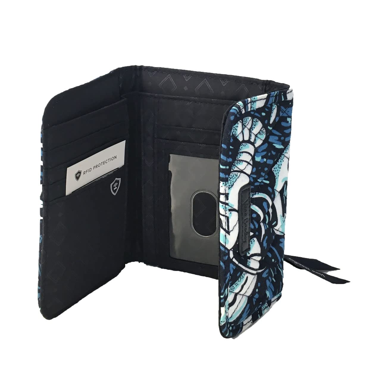 Vera Bradley Nautical Print RFID Euro Wallet, Shore Enough