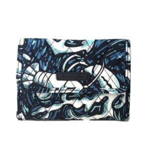 vera bradley nautical print rfid euro wallet, shore enough