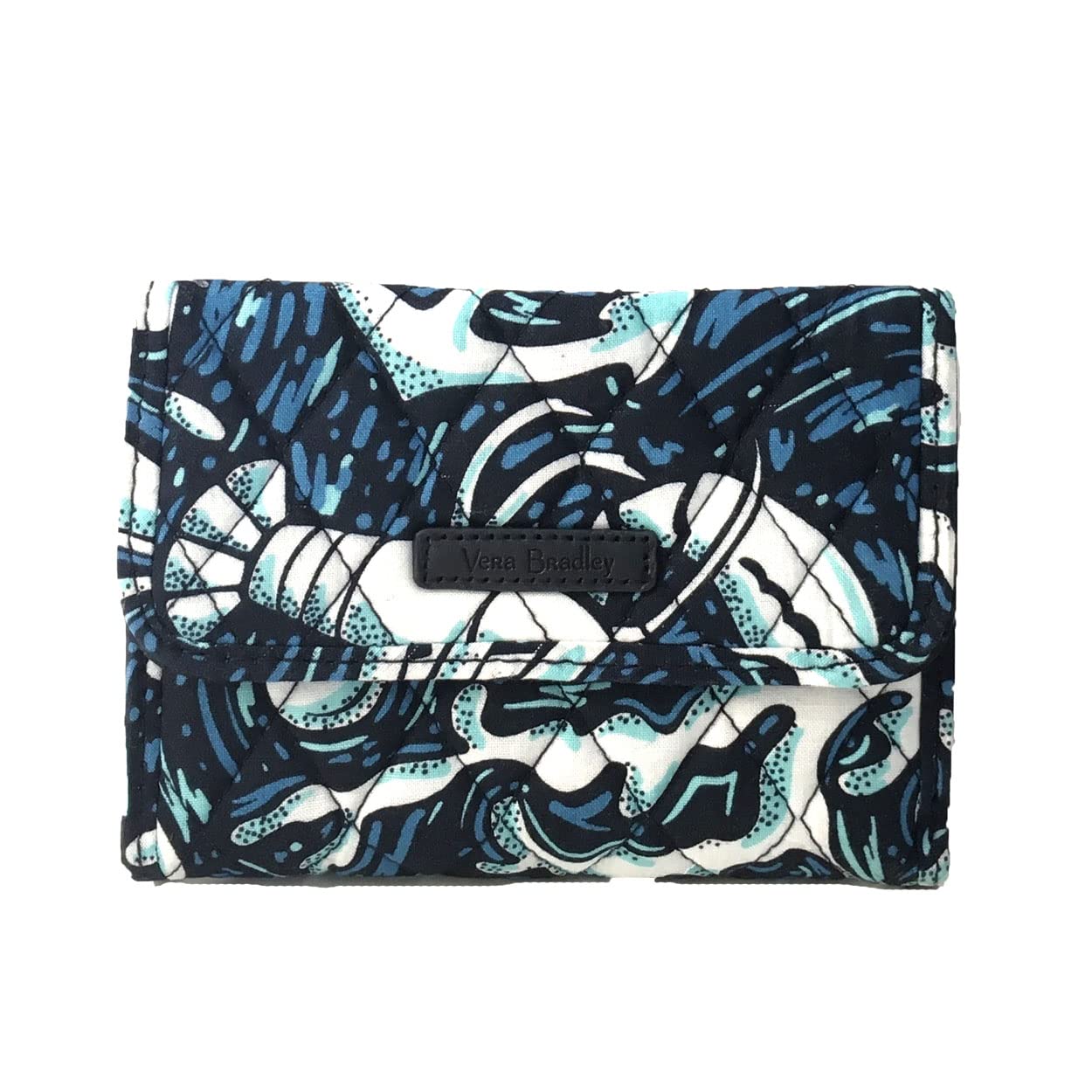 Vera Bradley Nautical Print RFID Euro Wallet, Shore Enough