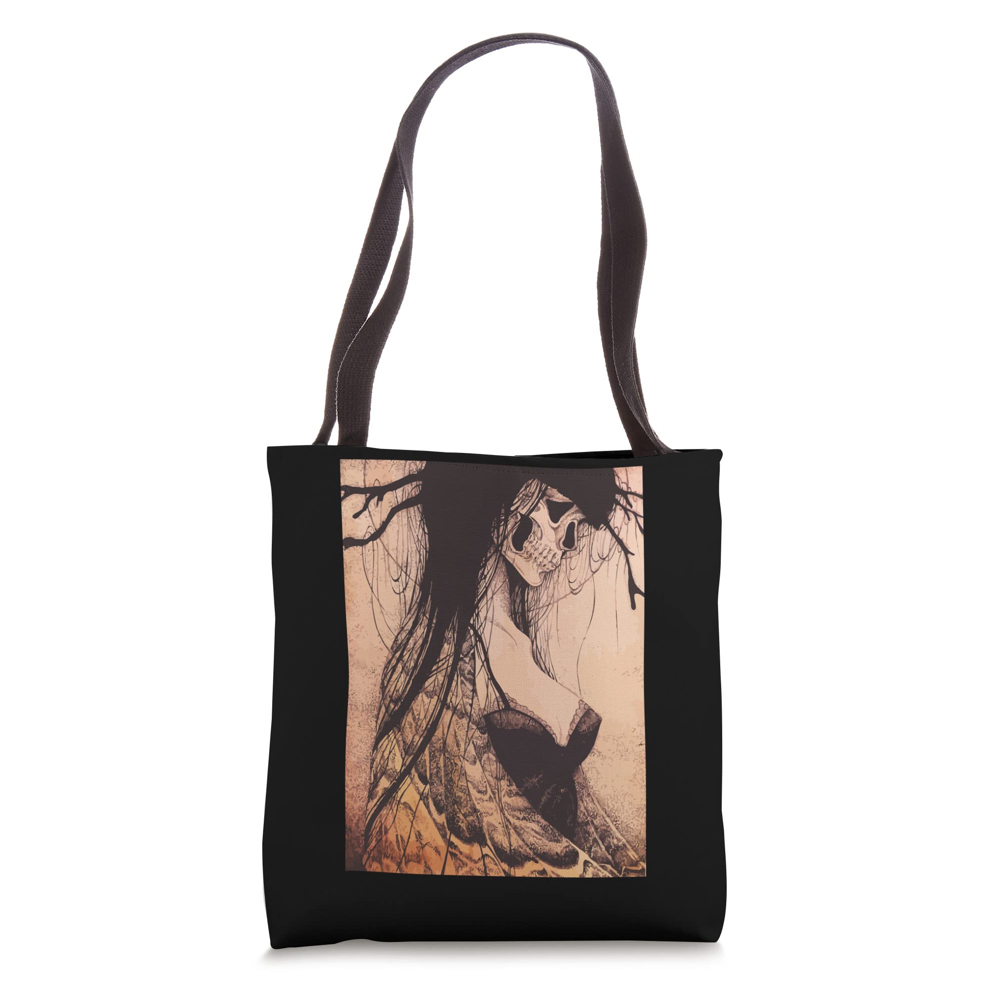 Dark Art Grunge Gothic Aesthetic Horror Tote Bag