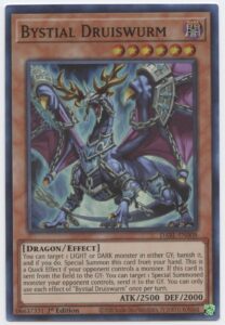 yu-gi-oh! bystial druiswurm - dabl-en008 - super rare - 1st edition