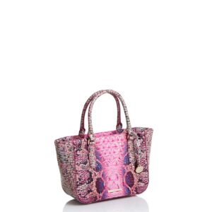 BRAHMIN Pink Cobra Ombre Melbourne Small Ashlee