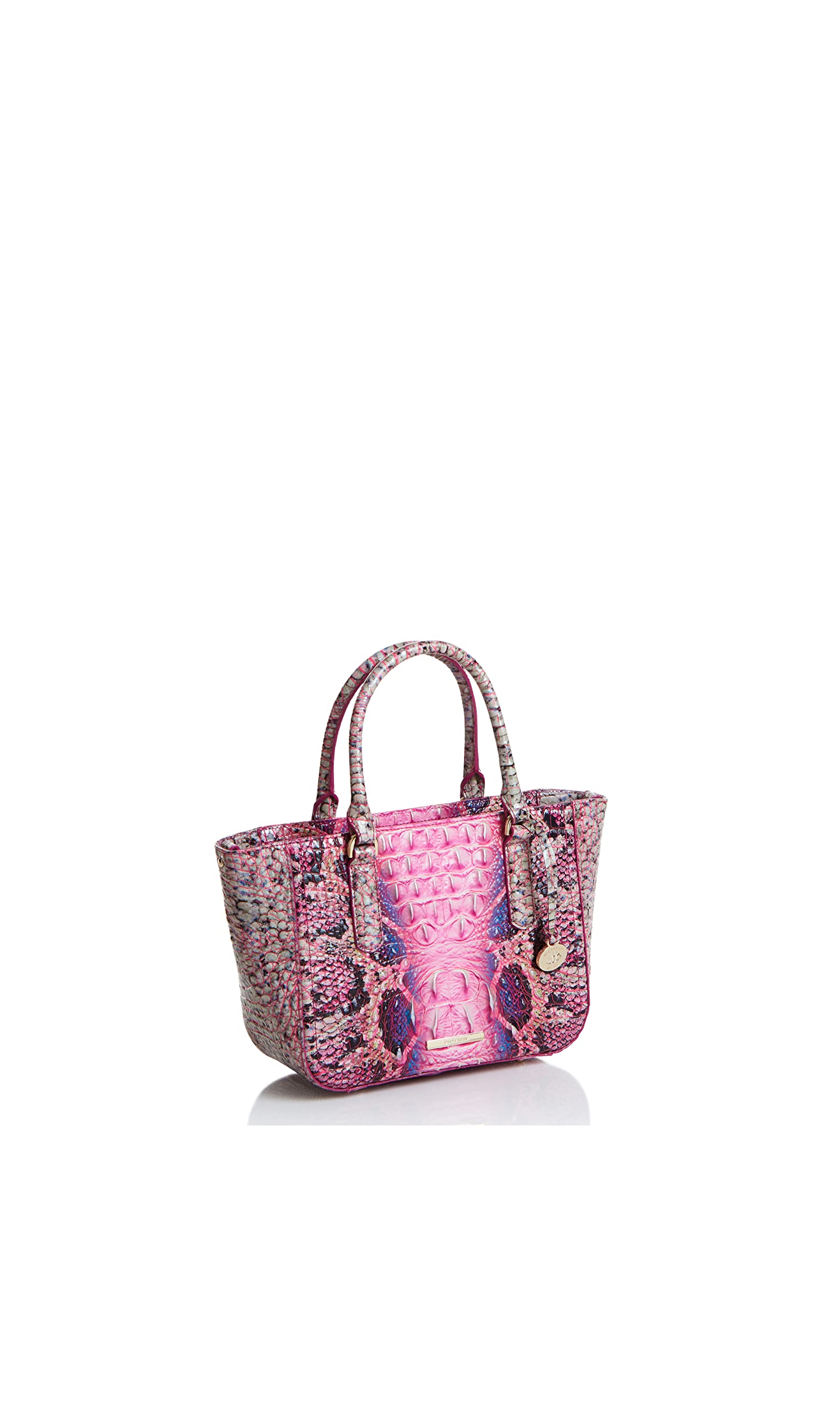 BRAHMIN Pink Cobra Ombre Melbourne Small Ashlee