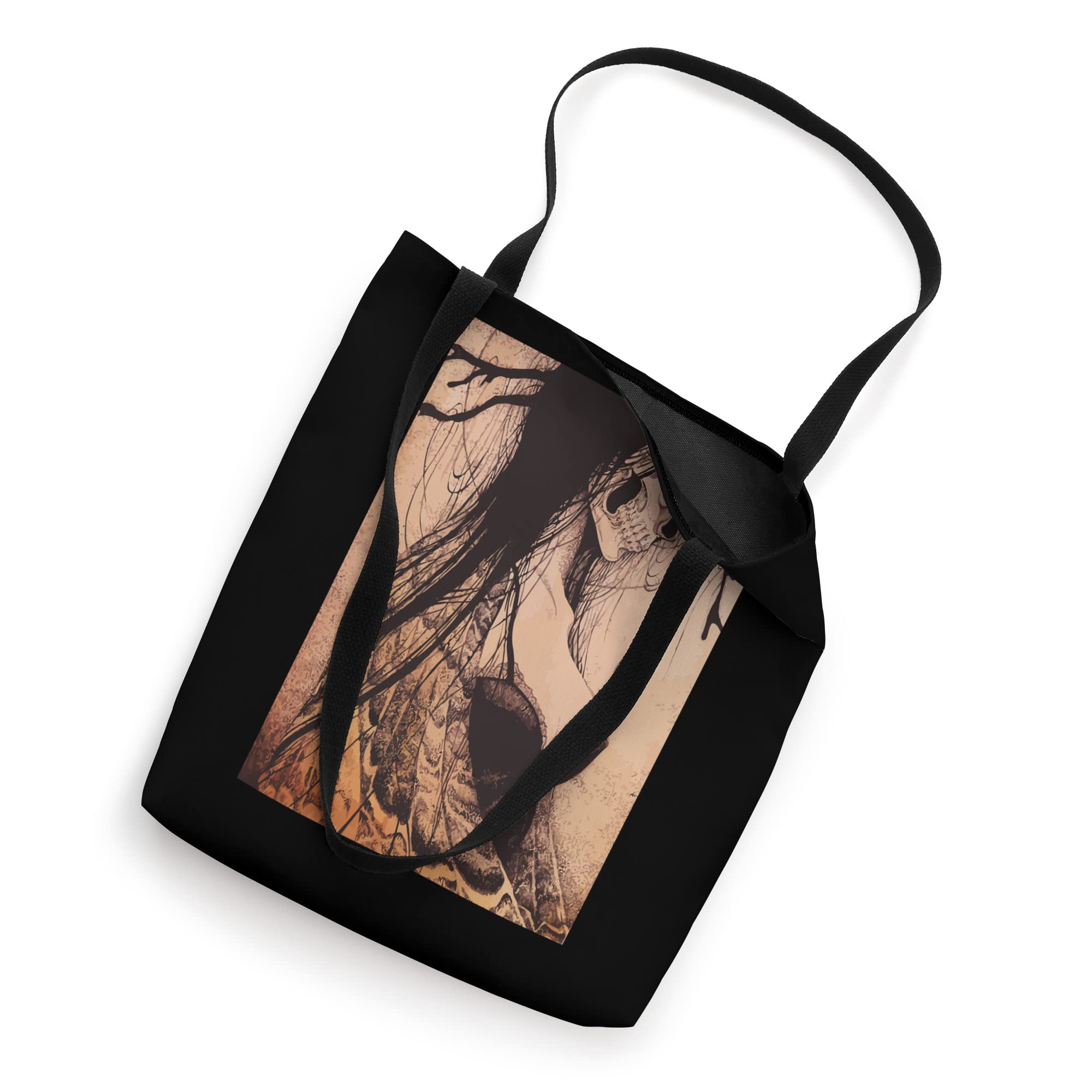 Dark Art Grunge Gothic Aesthetic Horror Tote Bag