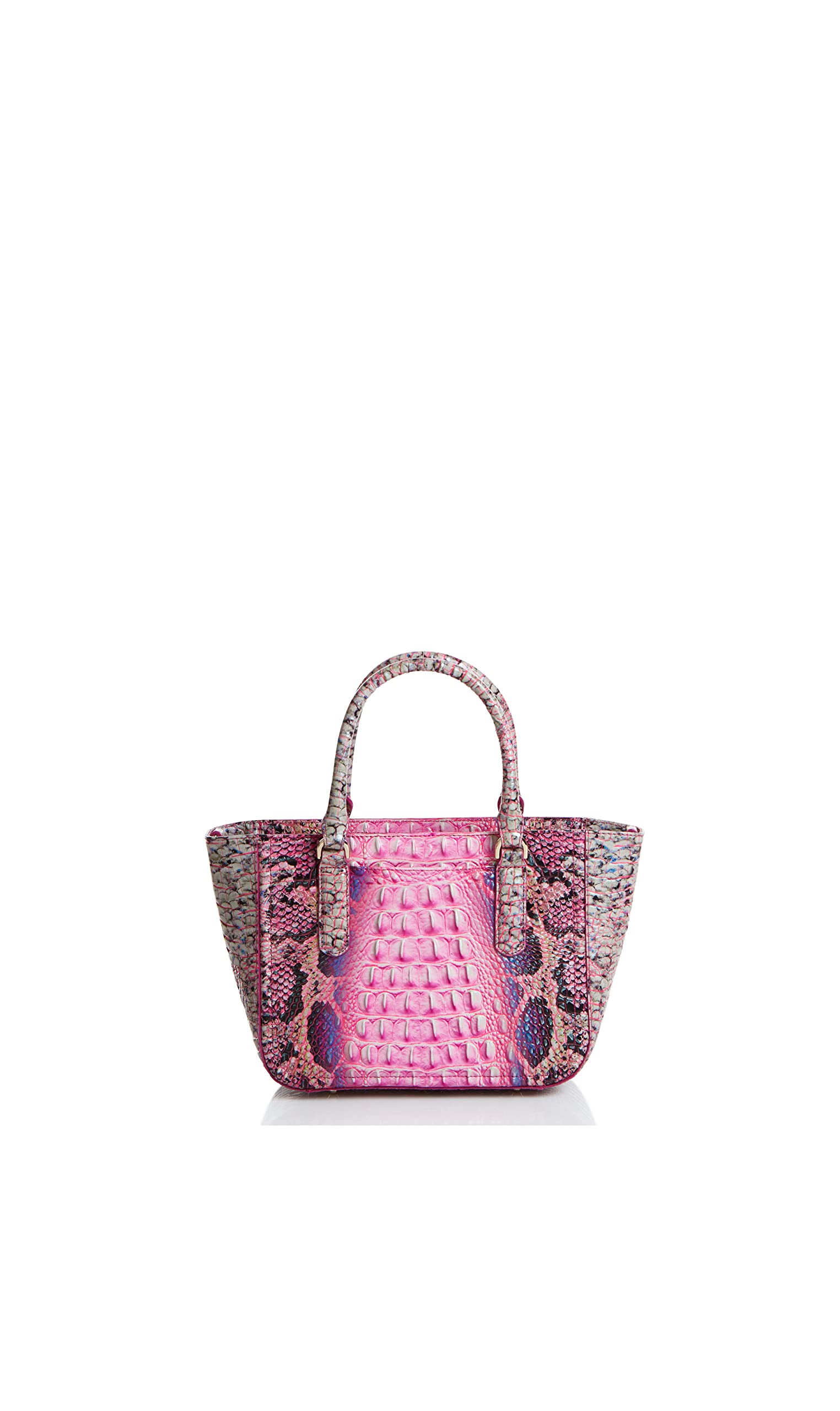 BRAHMIN Pink Cobra Ombre Melbourne Small Ashlee