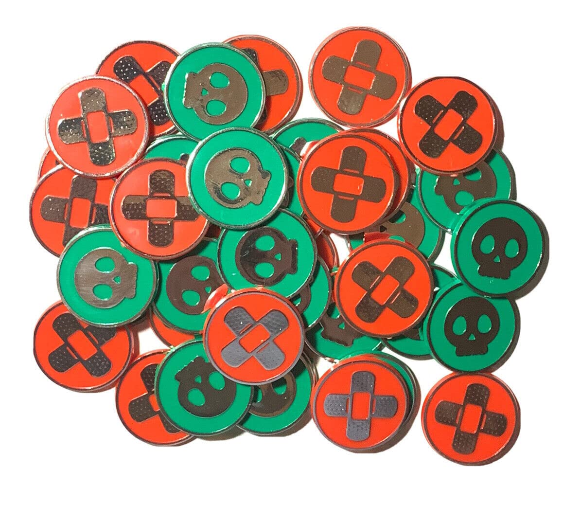 Pokemon x20 Sets - Official Poison and Burn Condition Markers Counter Token