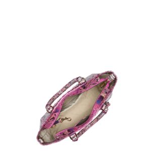 BRAHMIN Pink Cobra Ombre Melbourne Small Ashlee