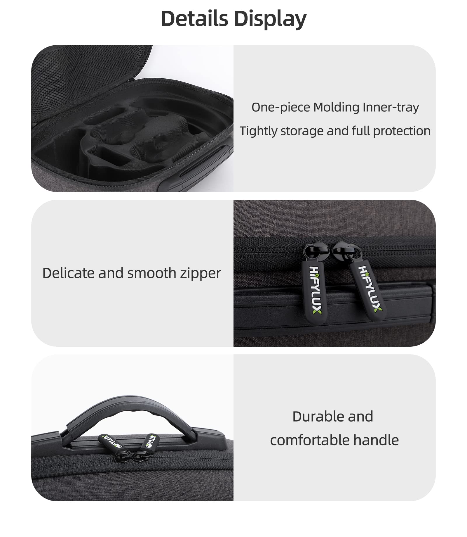 Aoyygg Storage Bag for PICO 4 VR Glasses, All-in-one Head Protective Carrying Case for PICO 4 Hard Shell Shock Absorption Carry Suitcase Protection Accessories