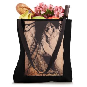 Dark Art Grunge Gothic Aesthetic Horror Tote Bag