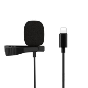 tbakpu microphone professional for iphone - lavalier lapel omnidirectional mic for ipad, ipod - perfect for audio & video recording, youtube, interview, podcast, vlogging