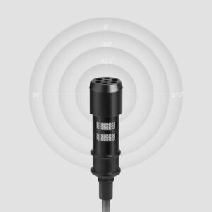 TBAKPU Microphone Professional for iPhone - Lavalier Lapel Omnidirectional Mic for iPad, iPod - Perfect for Audio & Video Recording, YouTube, Interview, Podcast, Vlogging