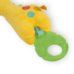 Bright Starts Tug Tunes On-The-Go Toy for Stroller and Carriers - Giraffe - Unisex, Newborn +