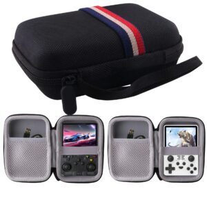 werjia hard carrying case compatible with rg35xx plus/r36s/rgb20s/rg35xx handheld retro game