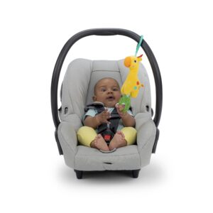 Bright Starts Tug Tunes On-The-Go Toy for Stroller and Carriers - Giraffe - Unisex, Newborn +