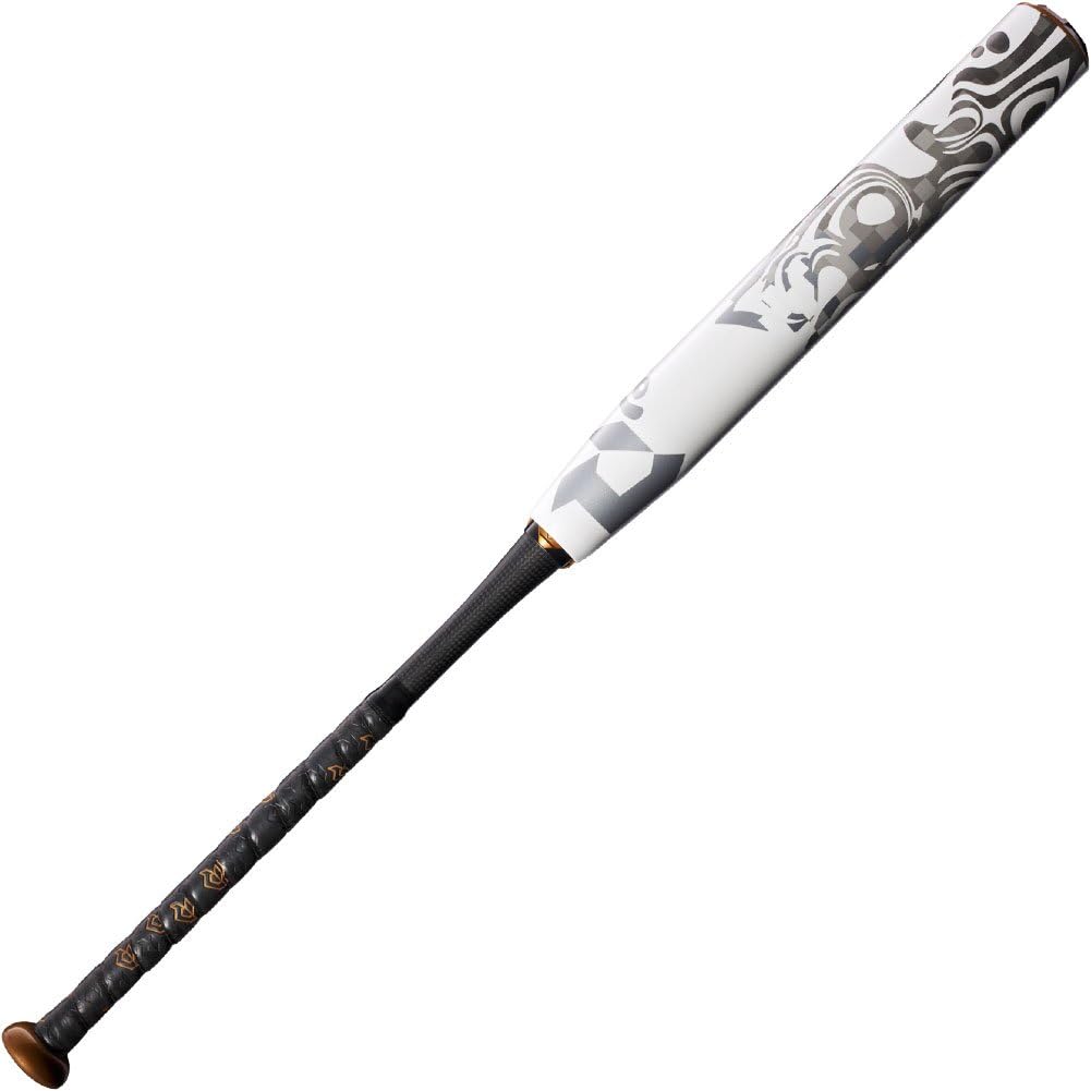 DeMarini 2023 Whisper (-10) Fastpitch Bat - 33"/23 oz, White/Copper