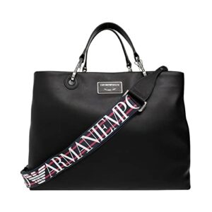 emporio armani women myea tote bag black